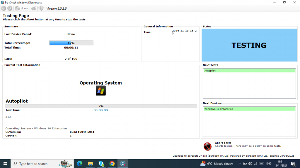 Pc-Check® Windows® V3.5.2.6 New Release